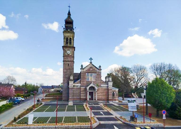 La Capelle : Sainte-Grimonie montre son nouveau parvis | Conseil ...